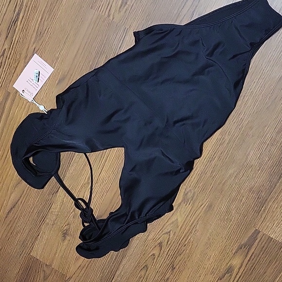 Quince | Swim | Quince Italian Ruffle Shoulder Swim Suit One Piece ...